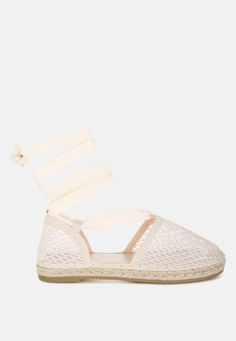 Sonara Mesh Flat Espadrille Sandals