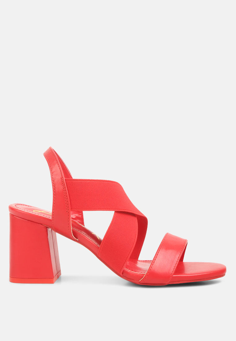 Buy Comfortable Straps Block Heel Sandals | Women Mid Heels | London Rag
