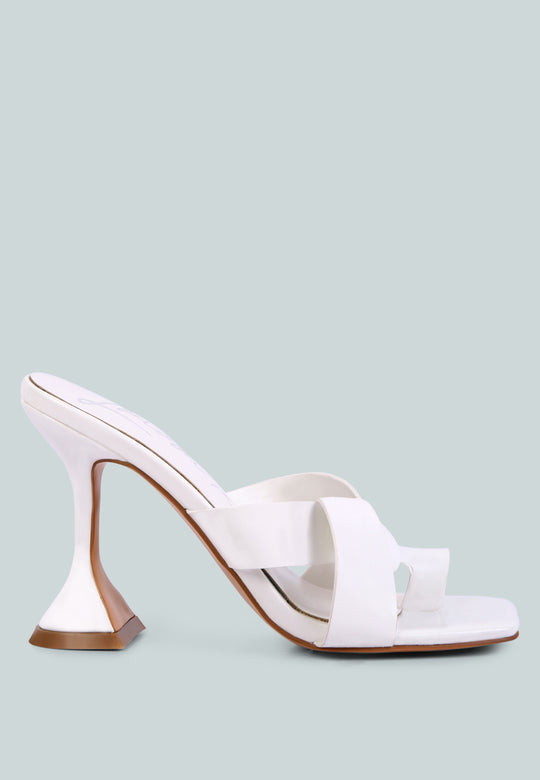 Buy Snatched Intertwined Toe Ring Heeled Sandals Online | London Rag USA
