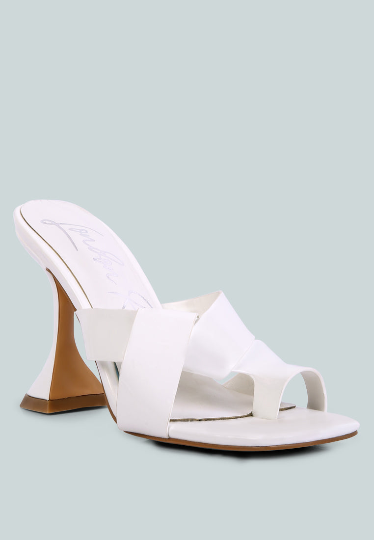 Buy Snatched Intertwined Toe Ring Heeled Sandals Online | London Rag USA